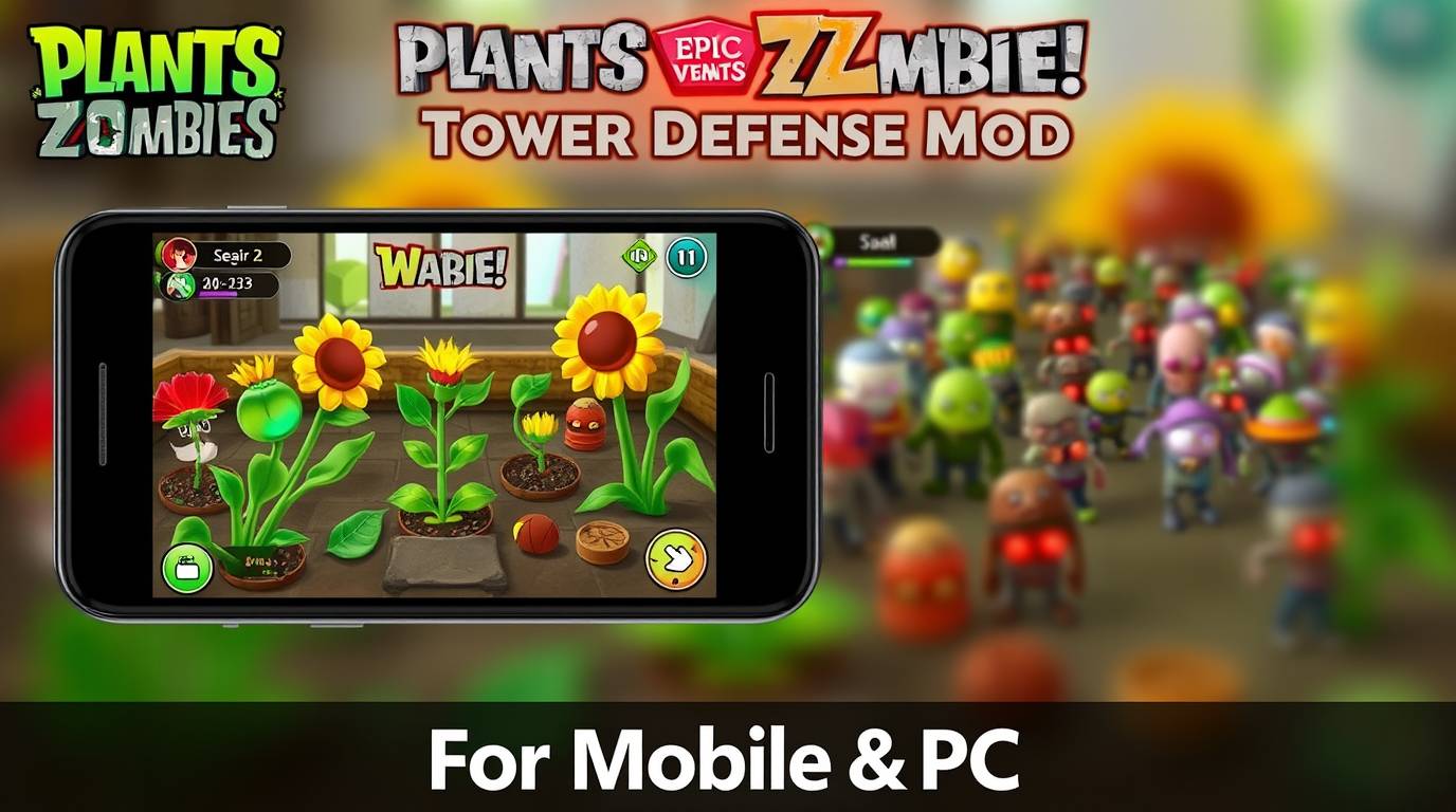 PvZ Tower Defense Mod v1.0.1 (Official) - PVZ Fusion